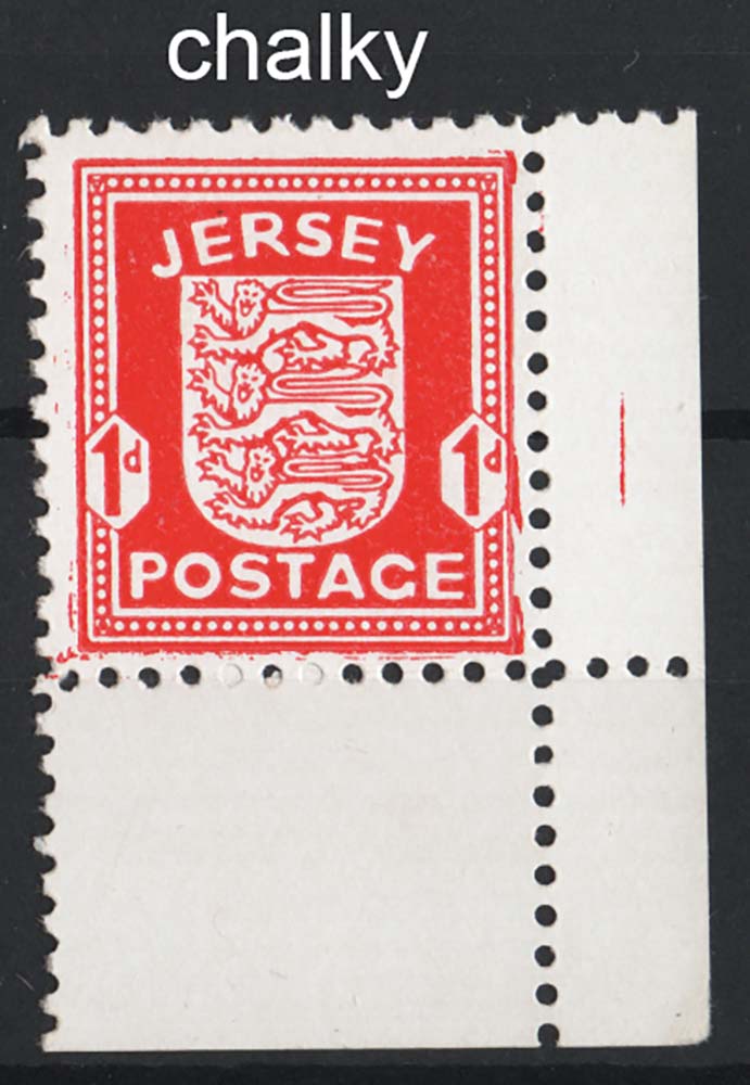 #805 Jersey 1941 Arms 1d chalky paper fine um sg2d c£55 | County Auctions