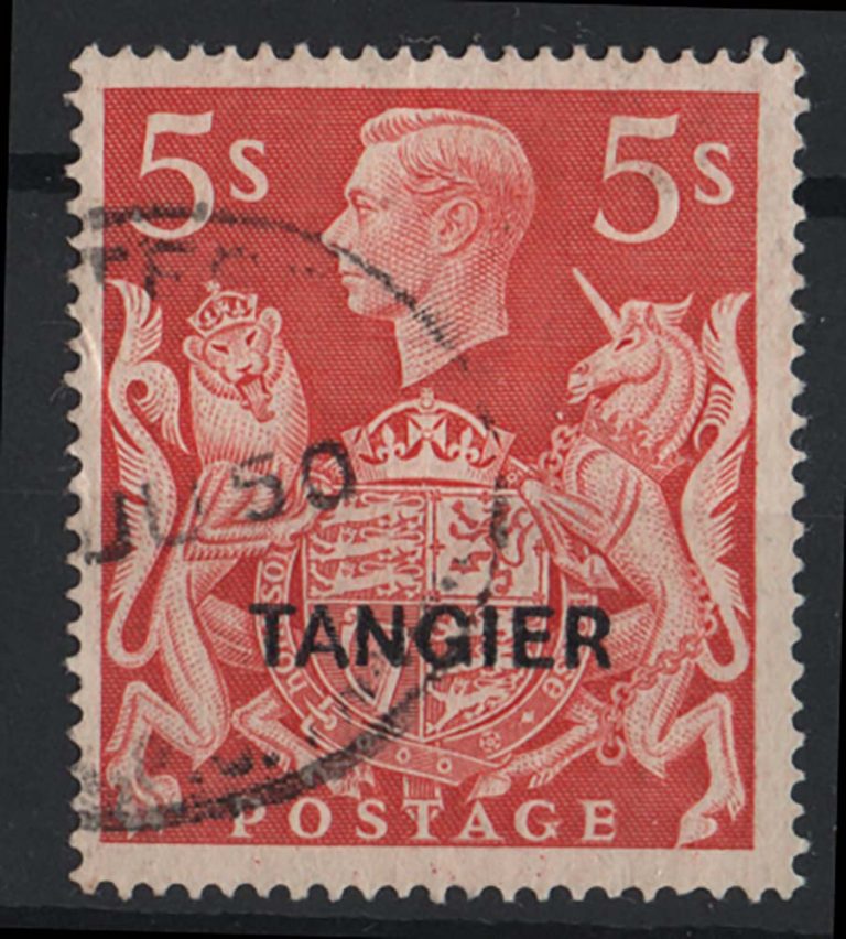 #857 Morocco Agencies 1939 Tangier: 5s vfu sg274 | County Auctions